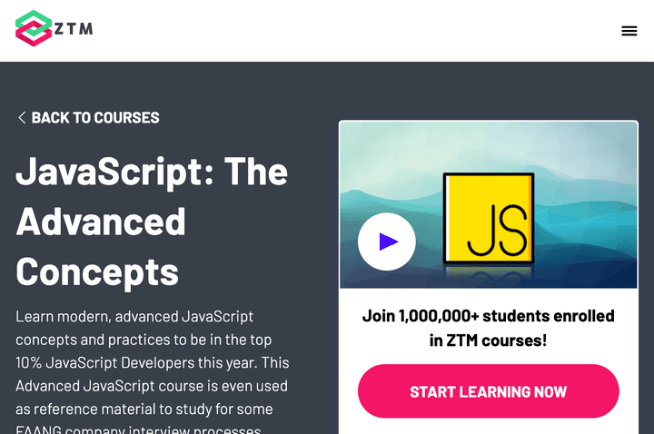 Top 5 Advanced JavaScript Courses (2023 Updated)