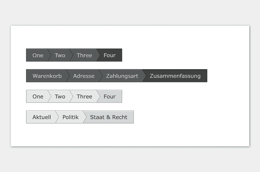45 CSS Breadcrumb Examples