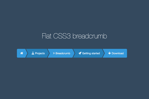 45 CSS Breadcrumb Examples